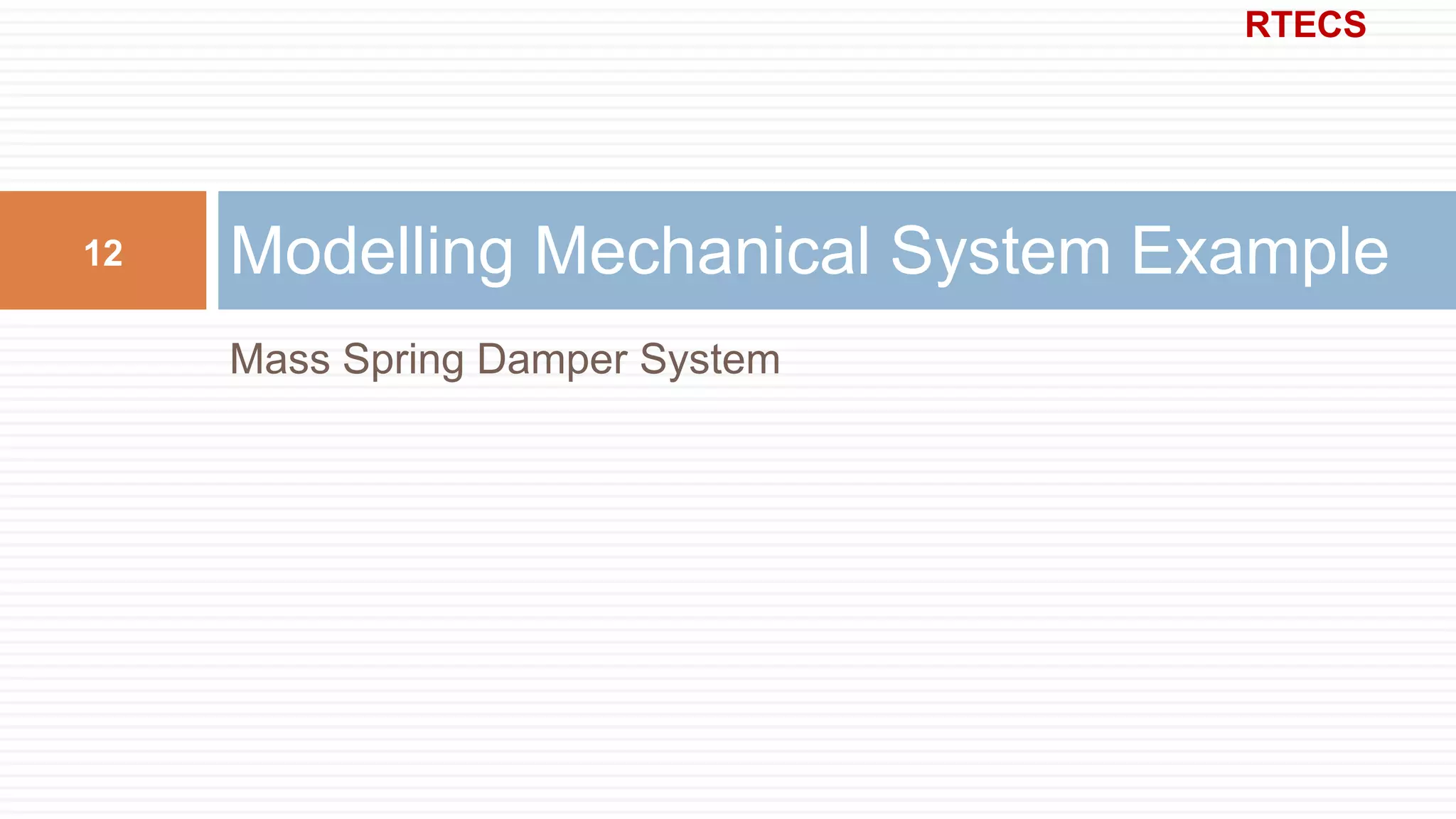 02 physical.system.modelling mechanical.systems. | PPTX