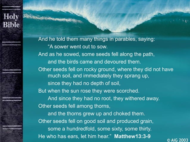 Parables of the Kingdom: The Sower | PPTX | Christianity | Religion & Spirituality