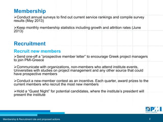 PMI Greece Membership & recruitment | PPT