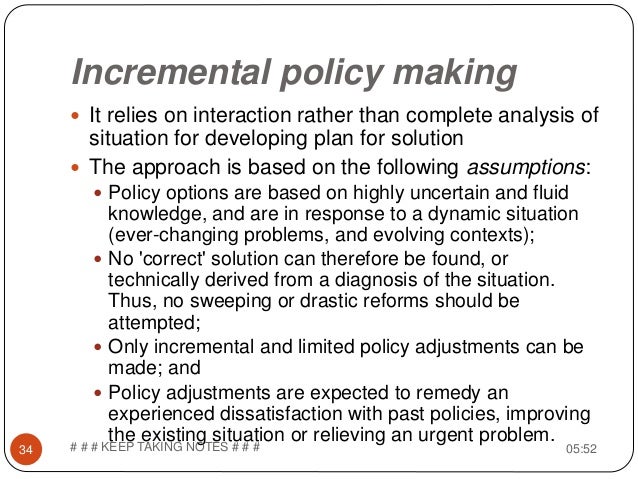 02 Policy making models - Approaches