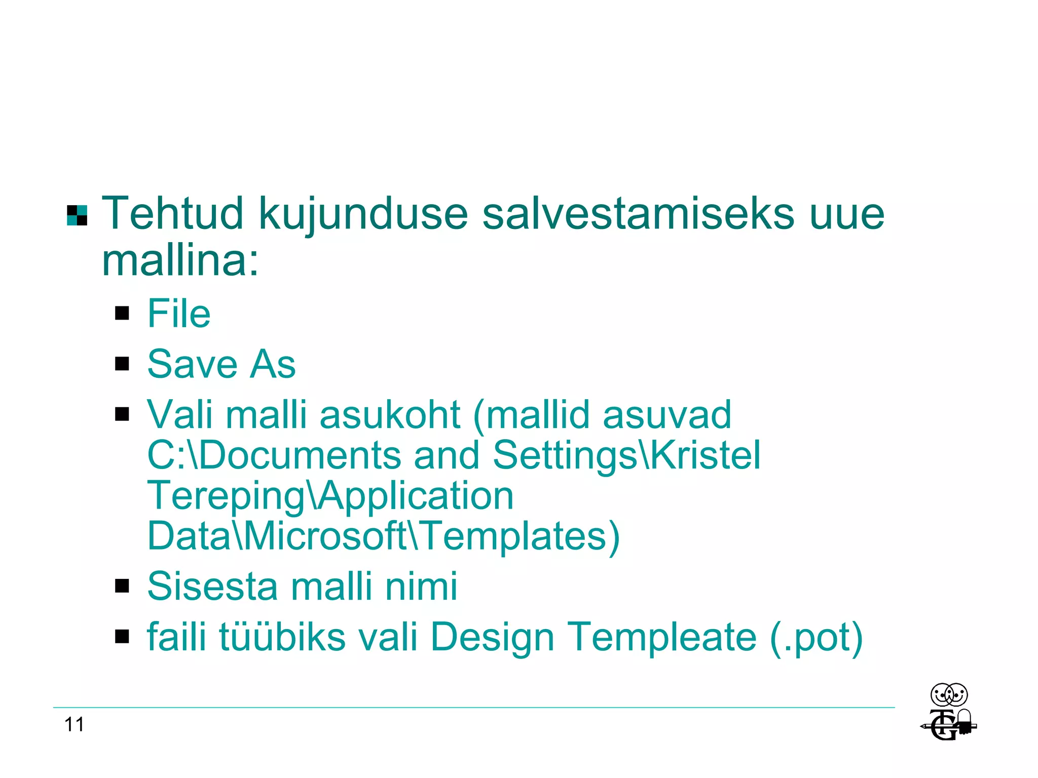 PowerPoint - Kujundamine | PPT