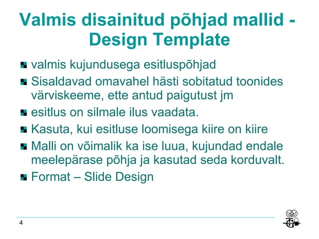 PowerPoint - Kujundamine | PPT