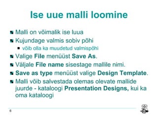 PowerPoint - Kujundamine | PPT