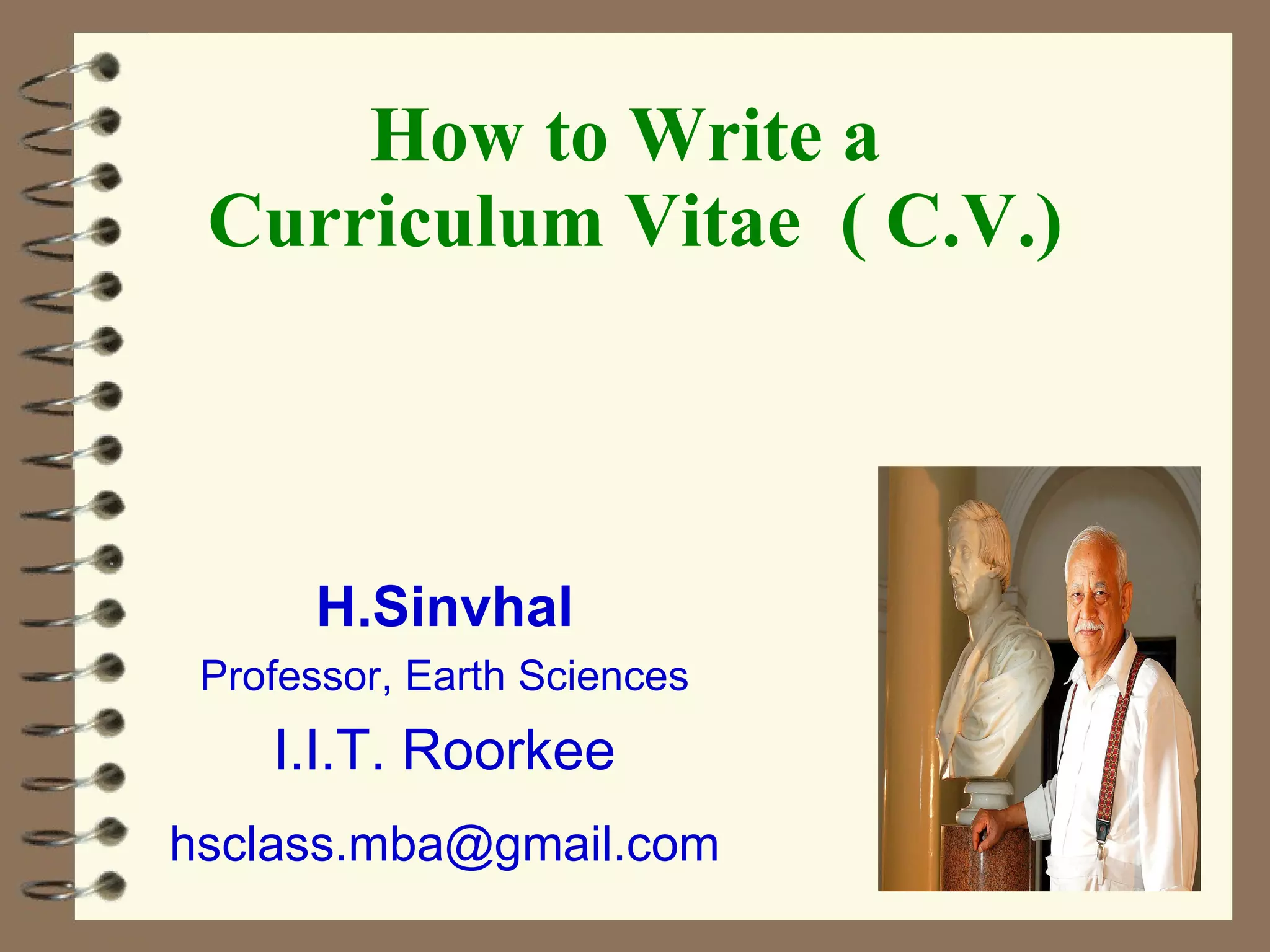 02 ppt how to make a cv ( full) | PPT