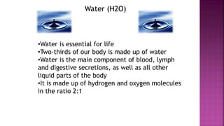 chemistry of water ph acid and bases. | PPTX