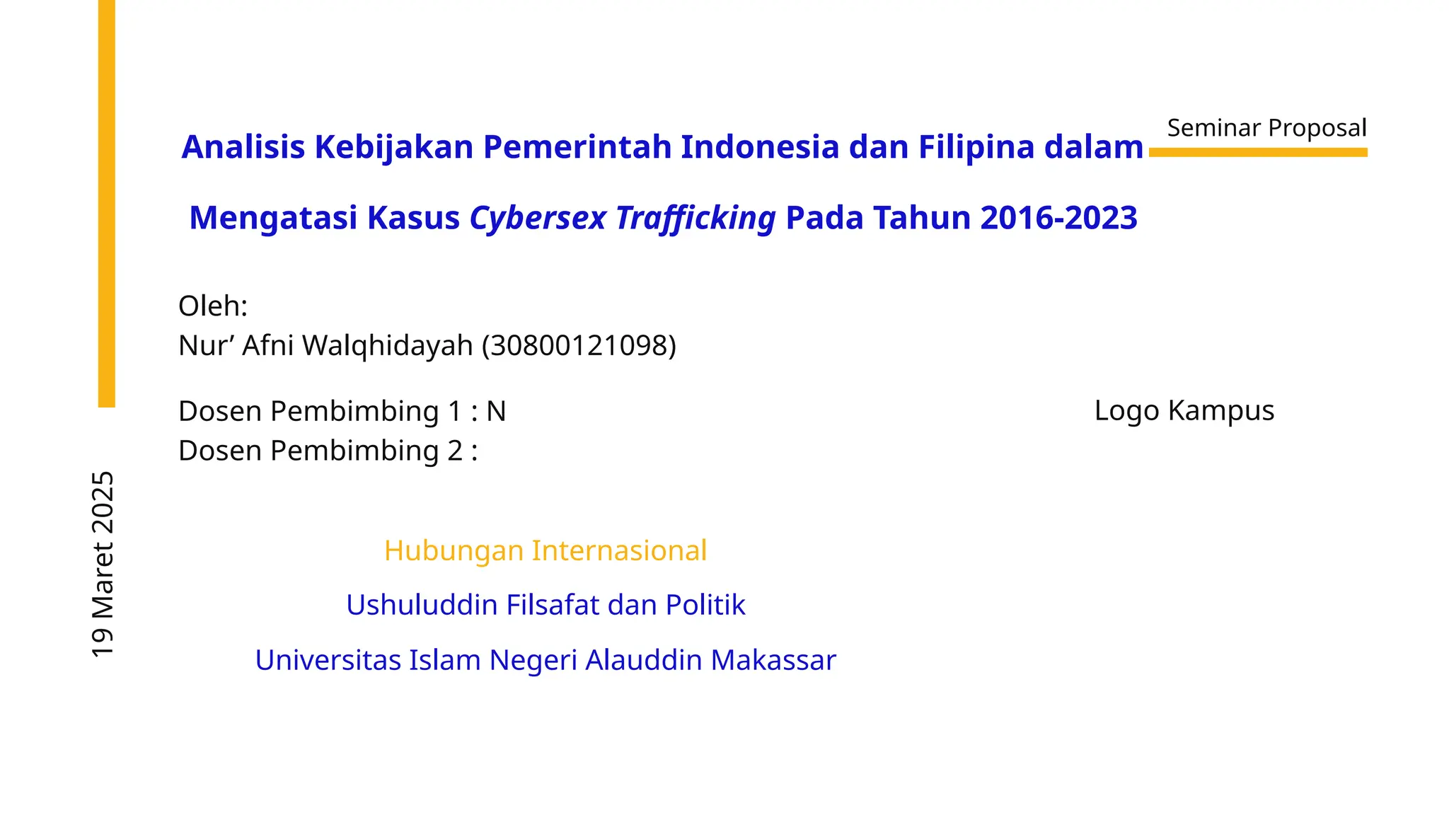 Cybersex Trafficking Ppt Template Kualitatif Pptx