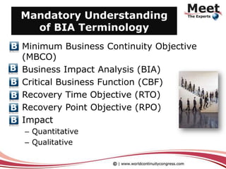 02 Practical Strategies of Conducting BIA | PPTX
