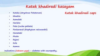 Prameha, Madhumeha - Diabetes & it's complications | PPSX