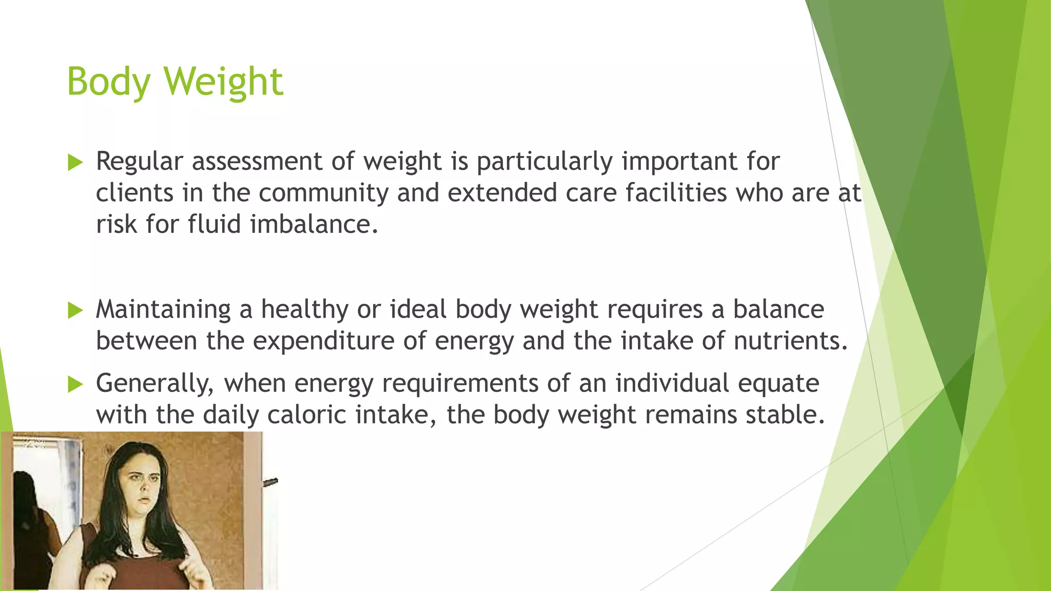 Proc.02 and 03: Body Weight, and Intake & Output | PPTX