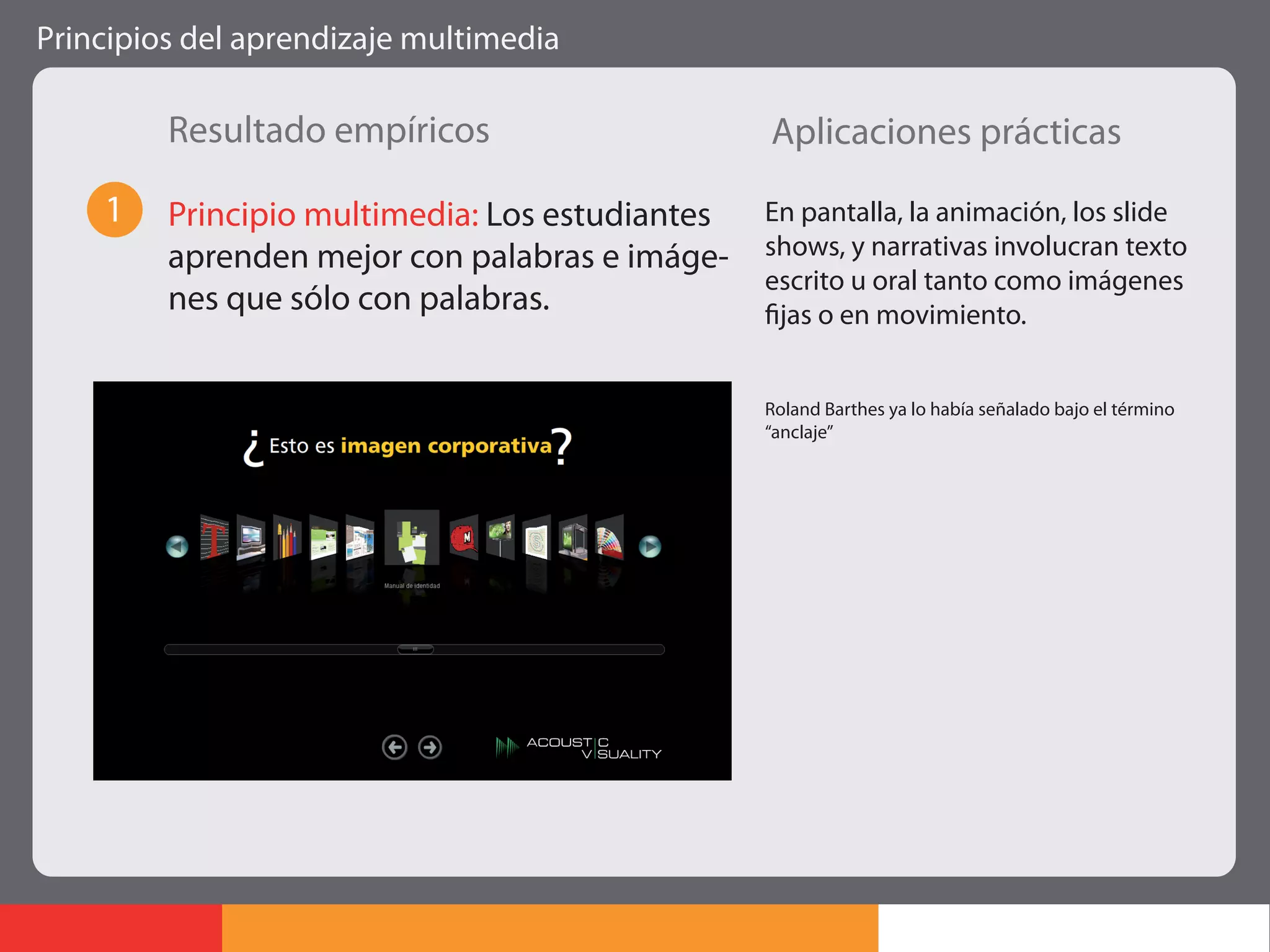 02 principios del aprendizaje multimedia | PDF