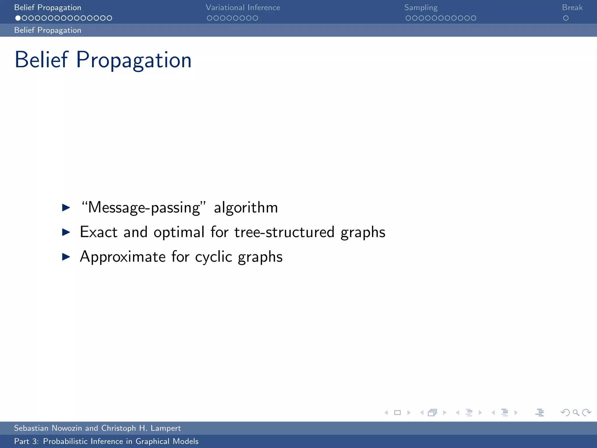 02 probabilistic inference in graphical models | PDF
