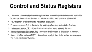 Processor Organization and Architecture | PPTX | Operating Systems ...