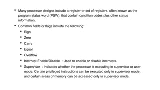 Processor Organization and Architecture | PPTX | Operating Systems | Computer Software and ...