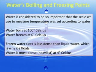 02 Properties of Water | PPT