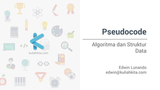 Algoritma dan Struktur Data - Pseudocode | PDF