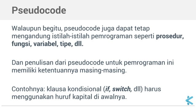 Algoritma dan Struktur Data - Pseudocode | PDF