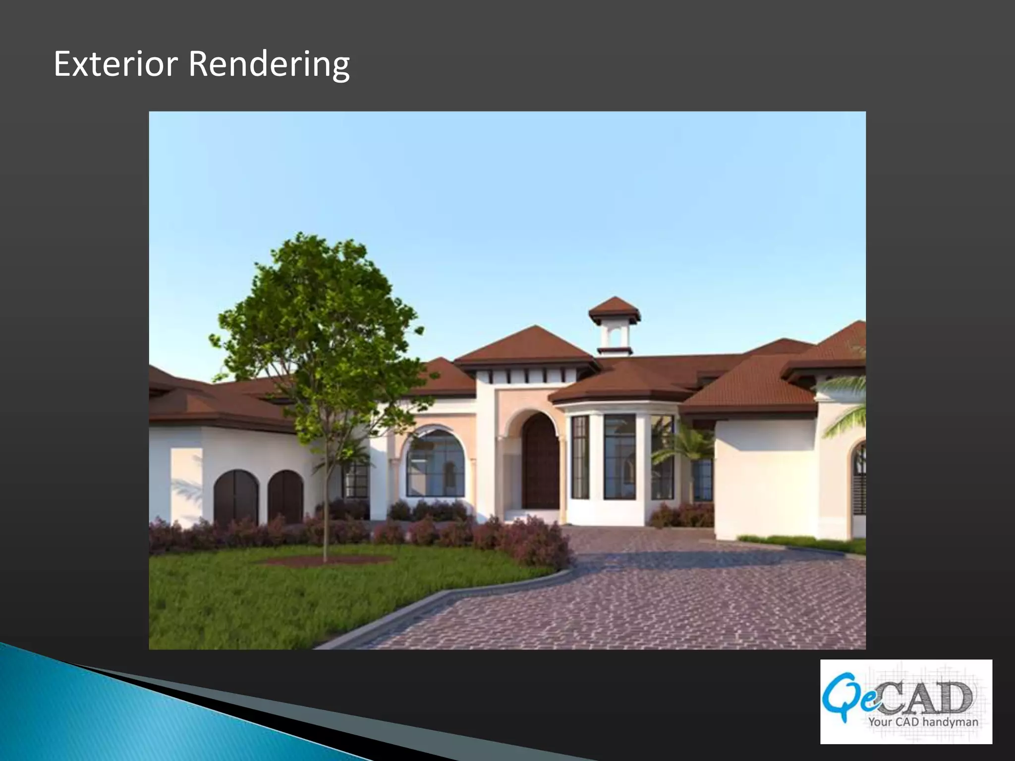 02 qe cad architectural 3 d modeling and rendering ppt | PPTX