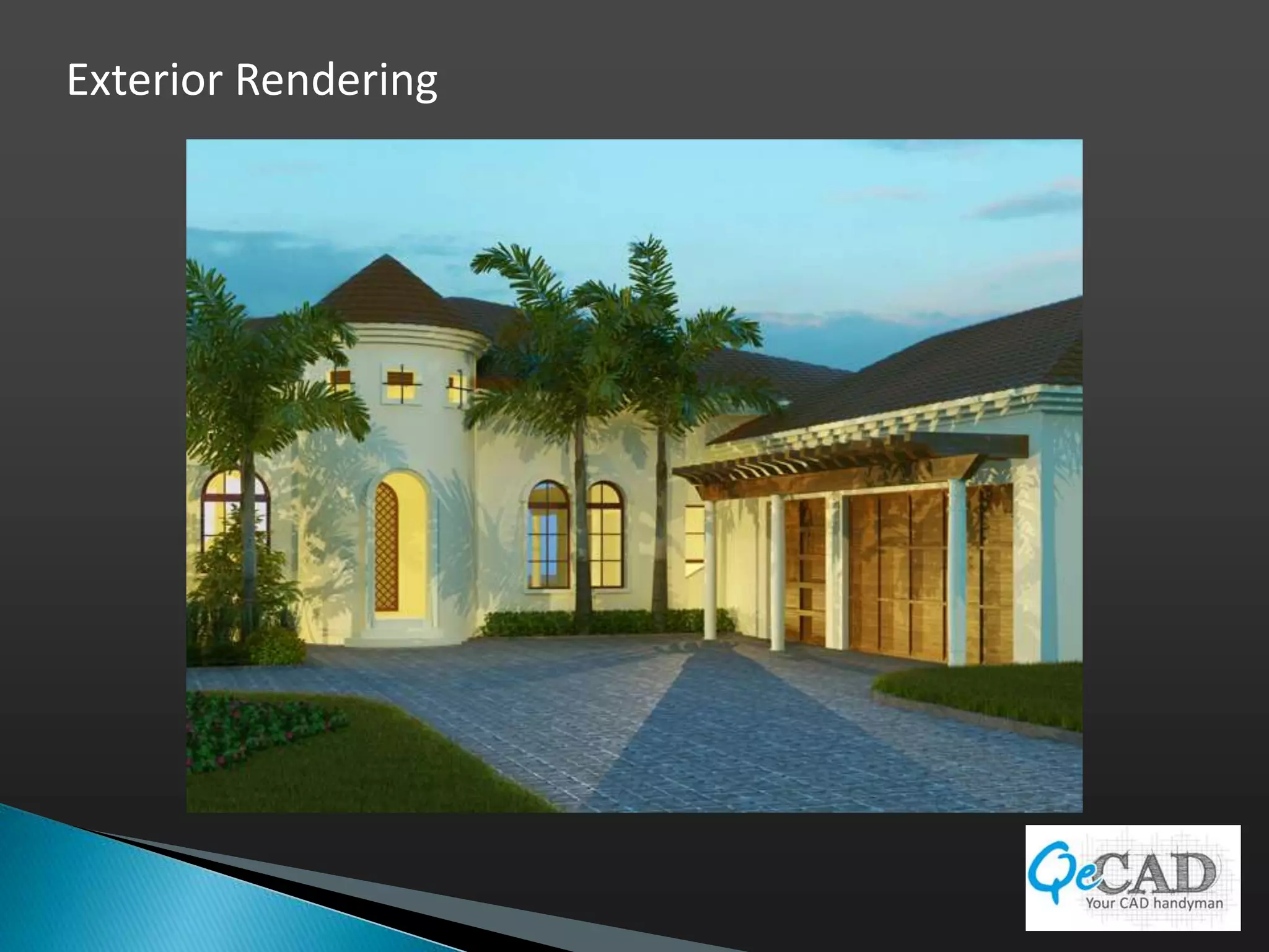 02 qe cad architectural 3 d modeling and rendering ppt | PPTX