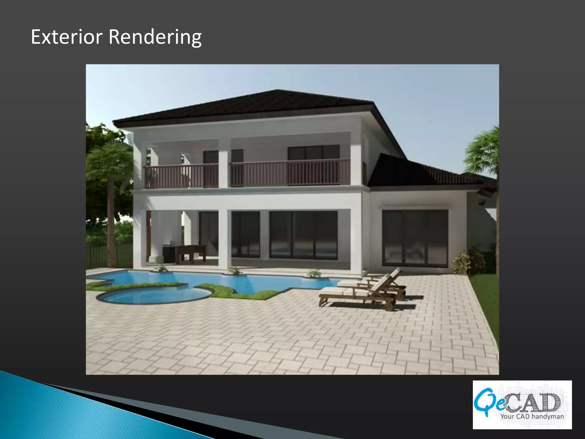 02 qe cad architectural 3 d modeling and rendering ppt | PPTX