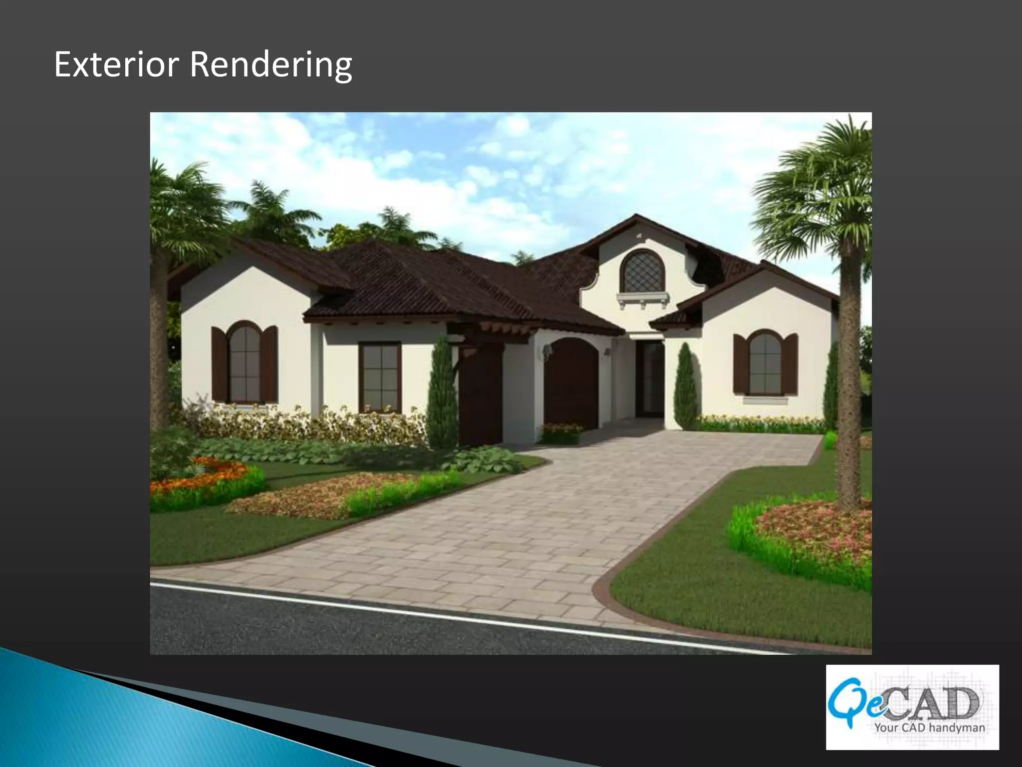 02 qe cad architectural 3 d modeling and rendering ppt | PPTX