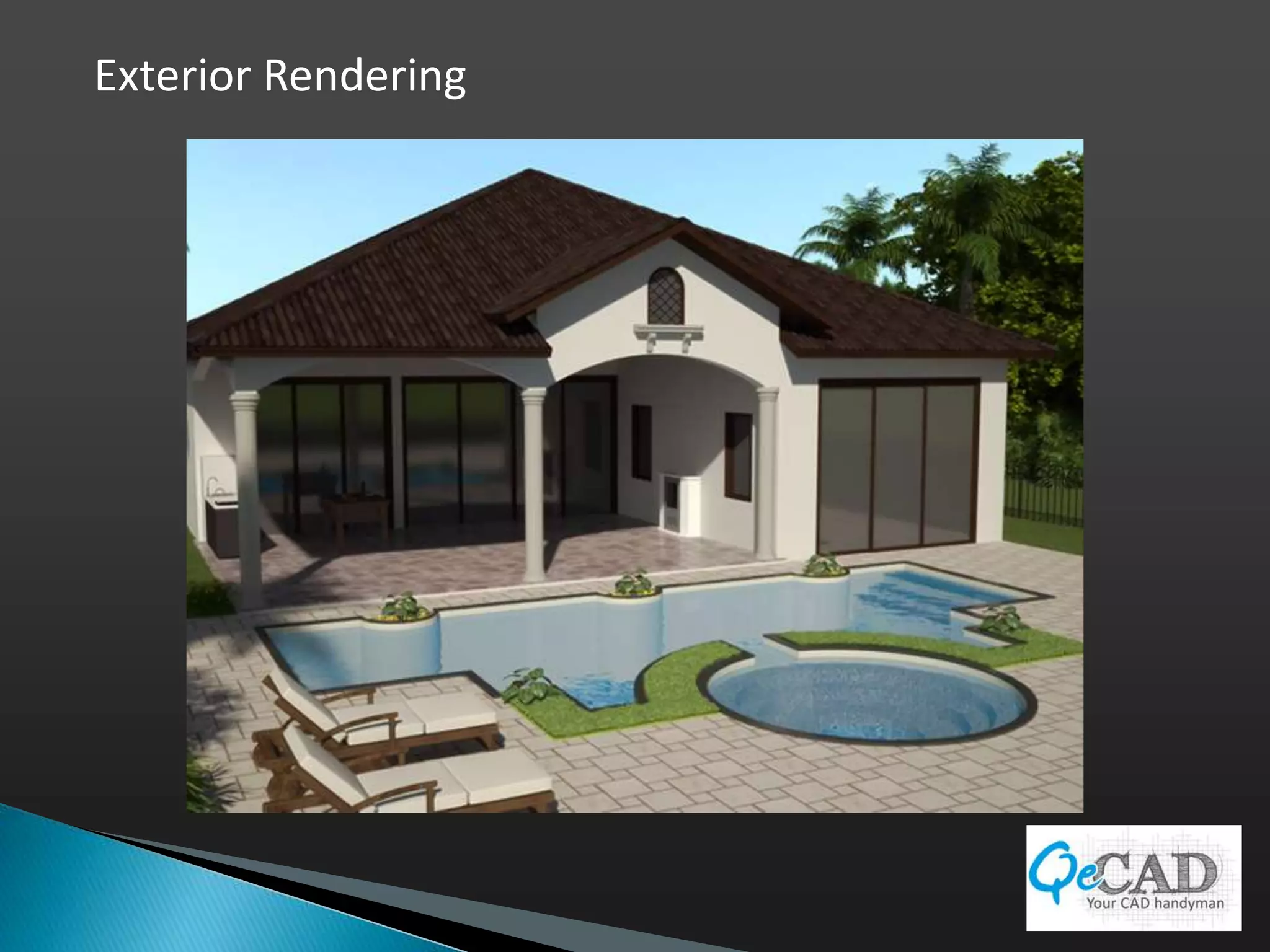02 qe cad architectural 3 d modeling and rendering ppt | PPTX