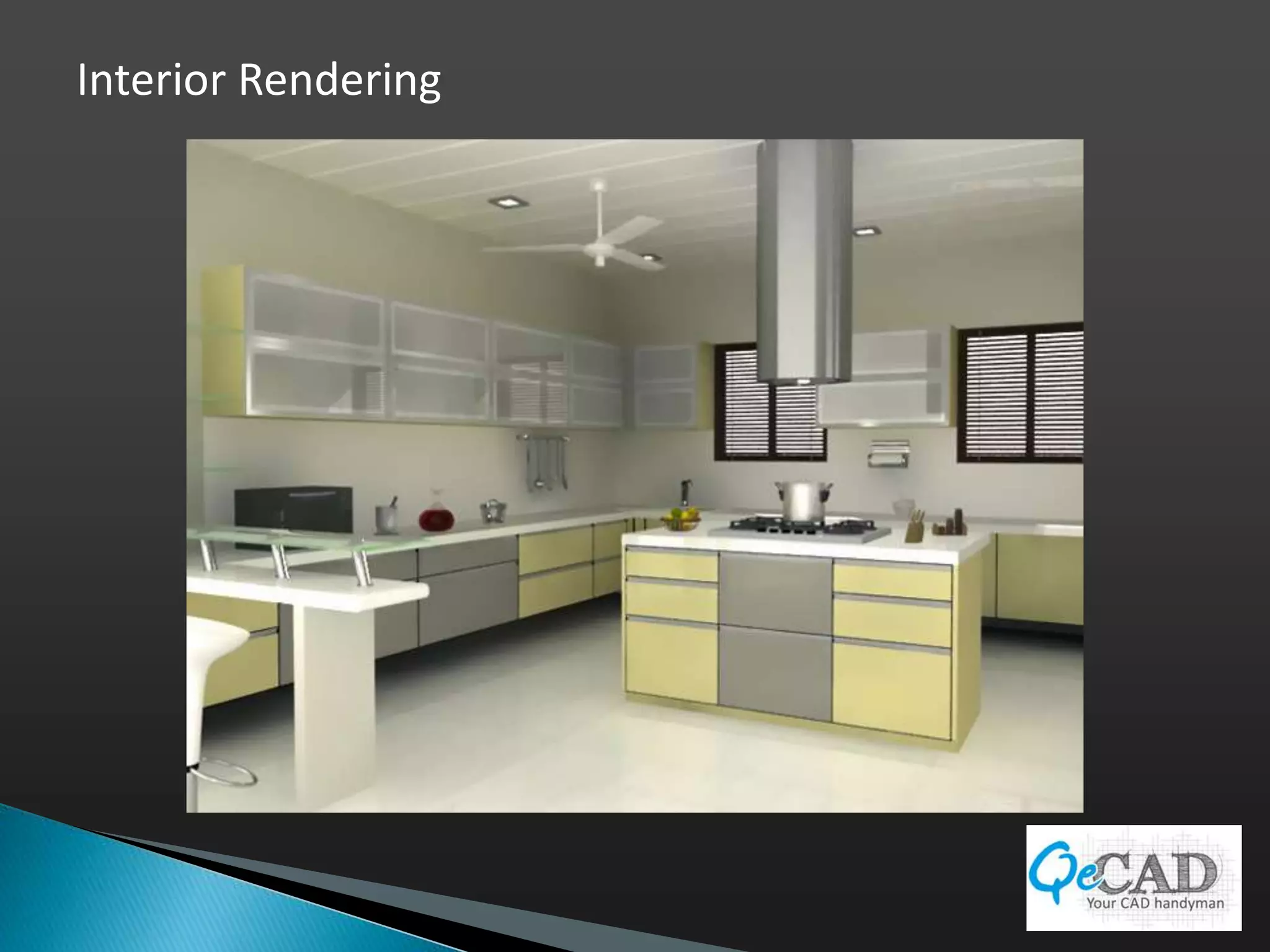 02 qe cad architectural 3 d modeling and rendering ppt | PPTX