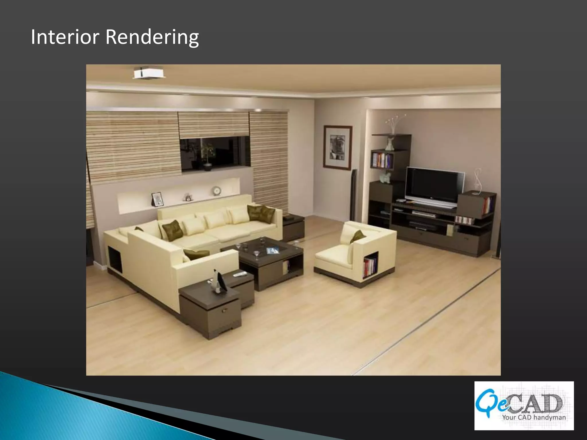 02 qe cad architectural 3 d modeling and rendering ppt | PPTX