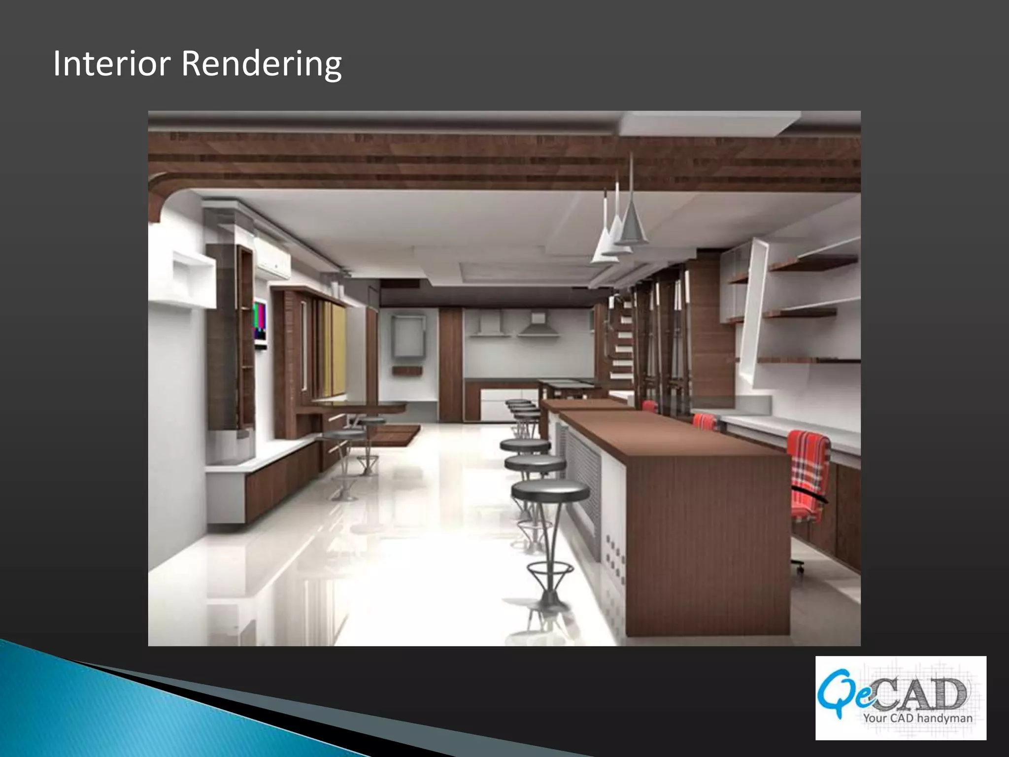 02 qe cad architectural 3 d modeling and rendering ppt | PPTX