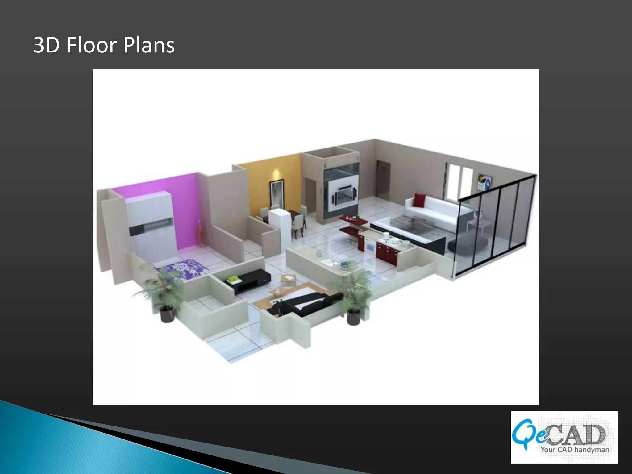 02 qe cad architectural 3 d modeling and rendering ppt | PPTX