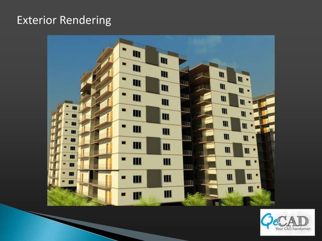02 qe cad architectural 3 d modeling and rendering ppt | PPTX
