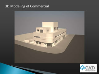02 qe cad architectural 3 d modeling and rendering ppt | PPTX
