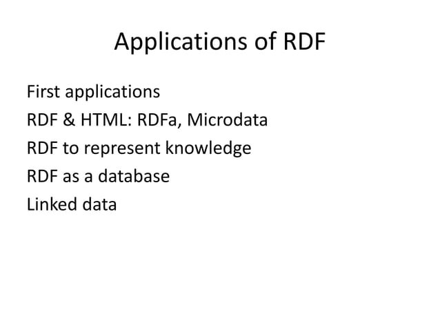 RDF Data Model | PPT