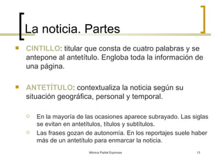 Redacción periodística 2. La noticia | PPT