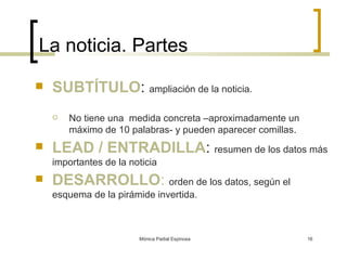 Redacción periodística 2. La noticia | PPT