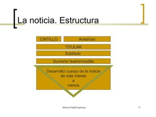 Redacción periodística 2. La noticia | PPT