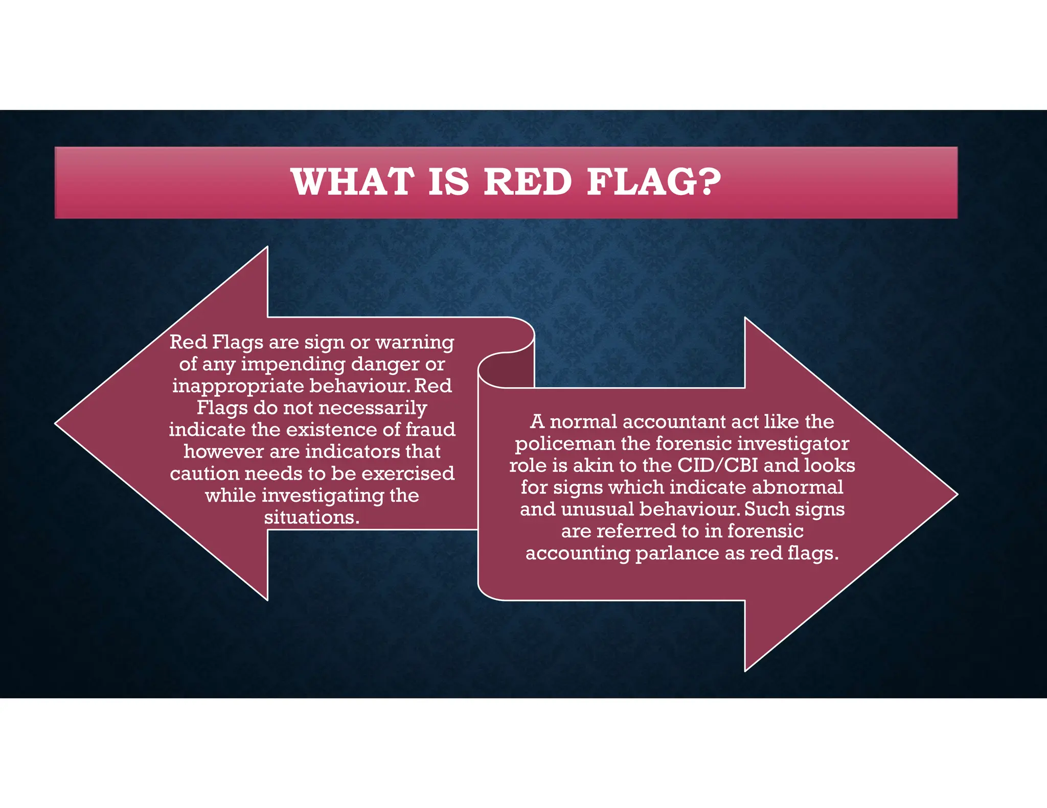 02 Red Flag PPT.pdf for forensic audit and accounting | PDF