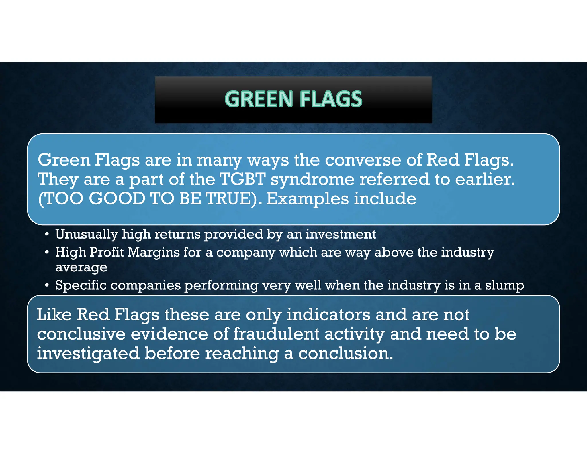 02 Red Flag PPT.pdf for forensic audit and accounting | PDF