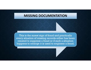 02 Red Flag PPT.pdf for forensic audit and accounting | PDF
