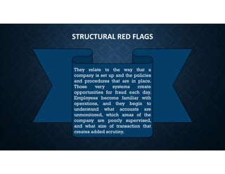 02 Red Flag PPT.pdf for forensic audit and accounting | PDF