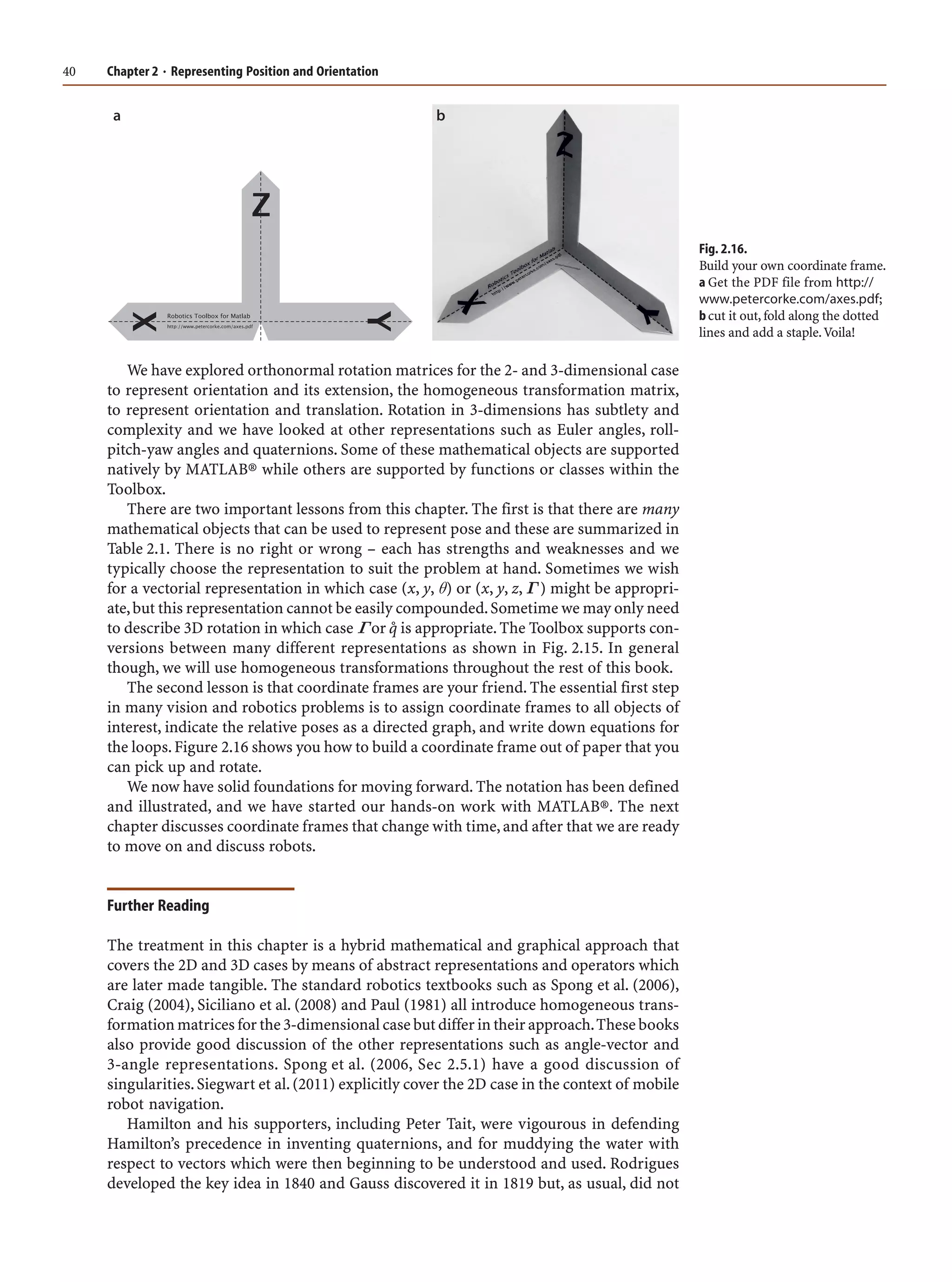 02 representing position and orientation | PDF