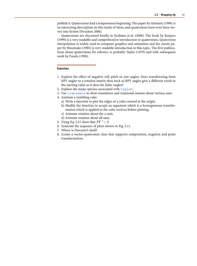 02 representing position and orientation | PDF | 3-D Graphics | Computer Software and Applications