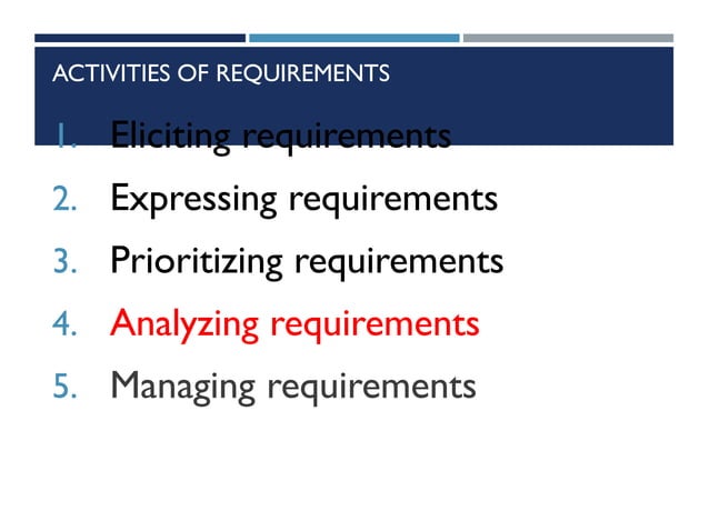 02 Requirement_Activities in Software Engineering | PPT