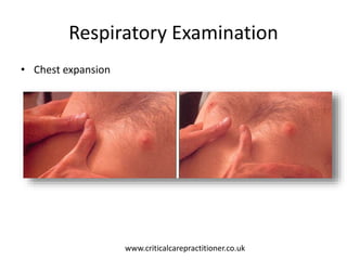 Structured examination of the Respiratory System | PPTX