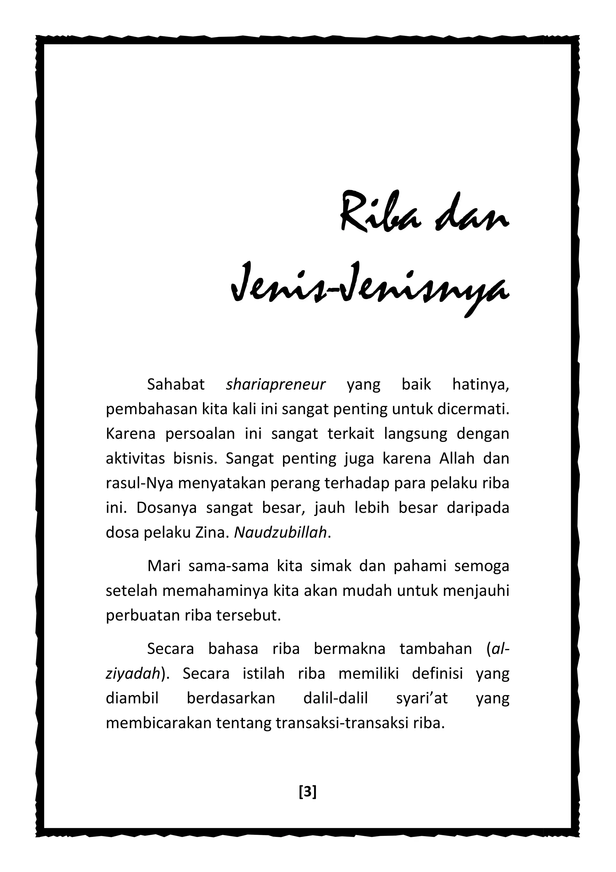 #02# riba dan jenis jenisnya | PDF