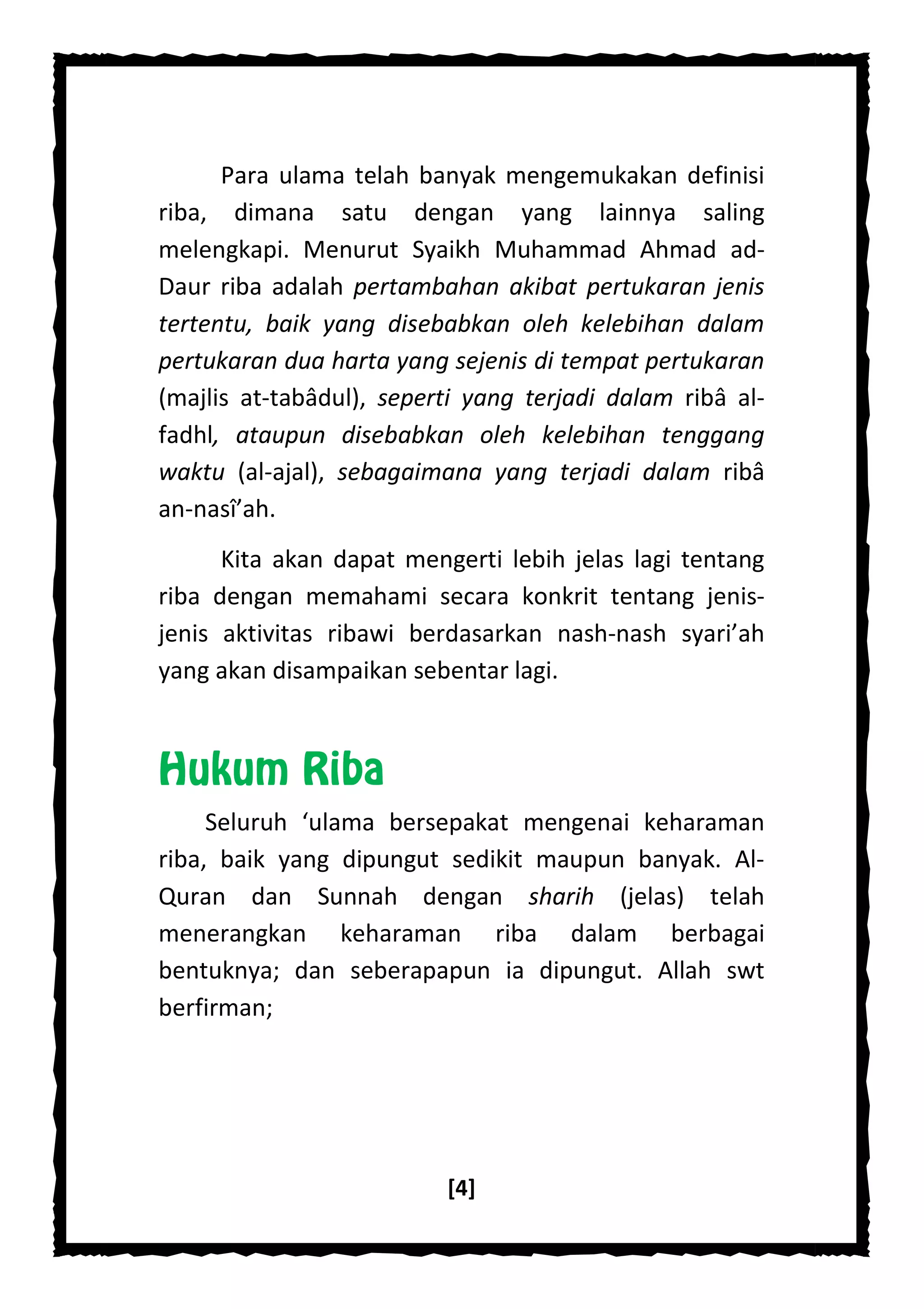 #02# riba dan jenis jenisnya | PDF