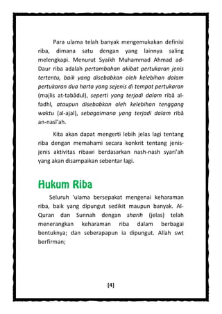 #02# riba dan jenis jenisnya | PDF
