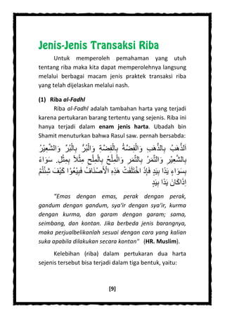 #02# riba dan jenis jenisnya | PDF