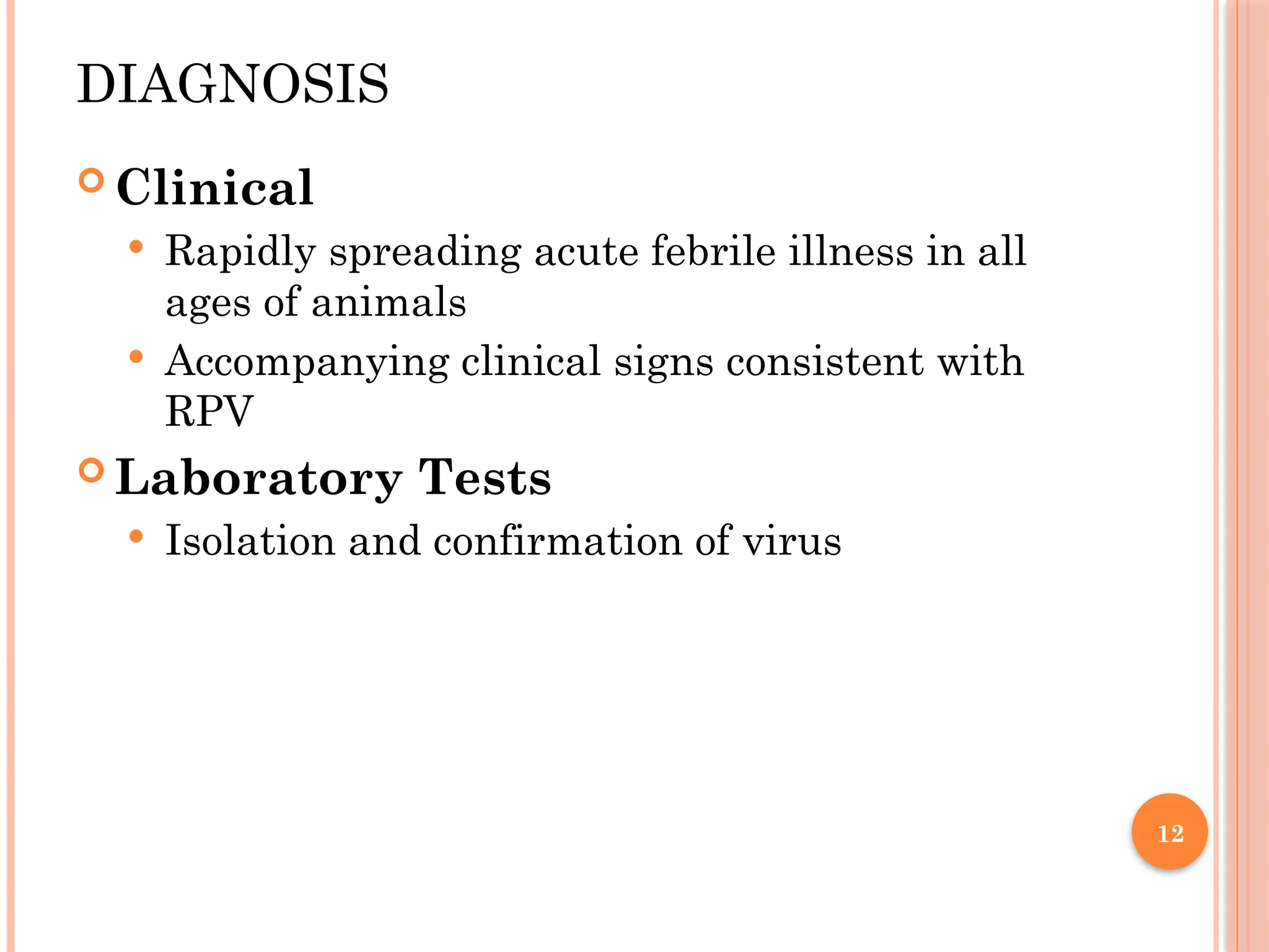 Rinderpest in Domestic and Corridor animals | PPTX