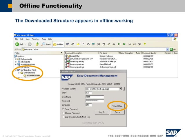 SAP EASY DMS | PPT | Operating Systems | Computer Software and Applications
