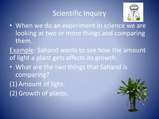 Grade 9, U0-L2 Scientific inquiry | PPT